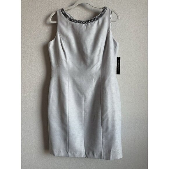 Preston & York | Dresses | Preston York Jayne Silver Sparkle Dress ...